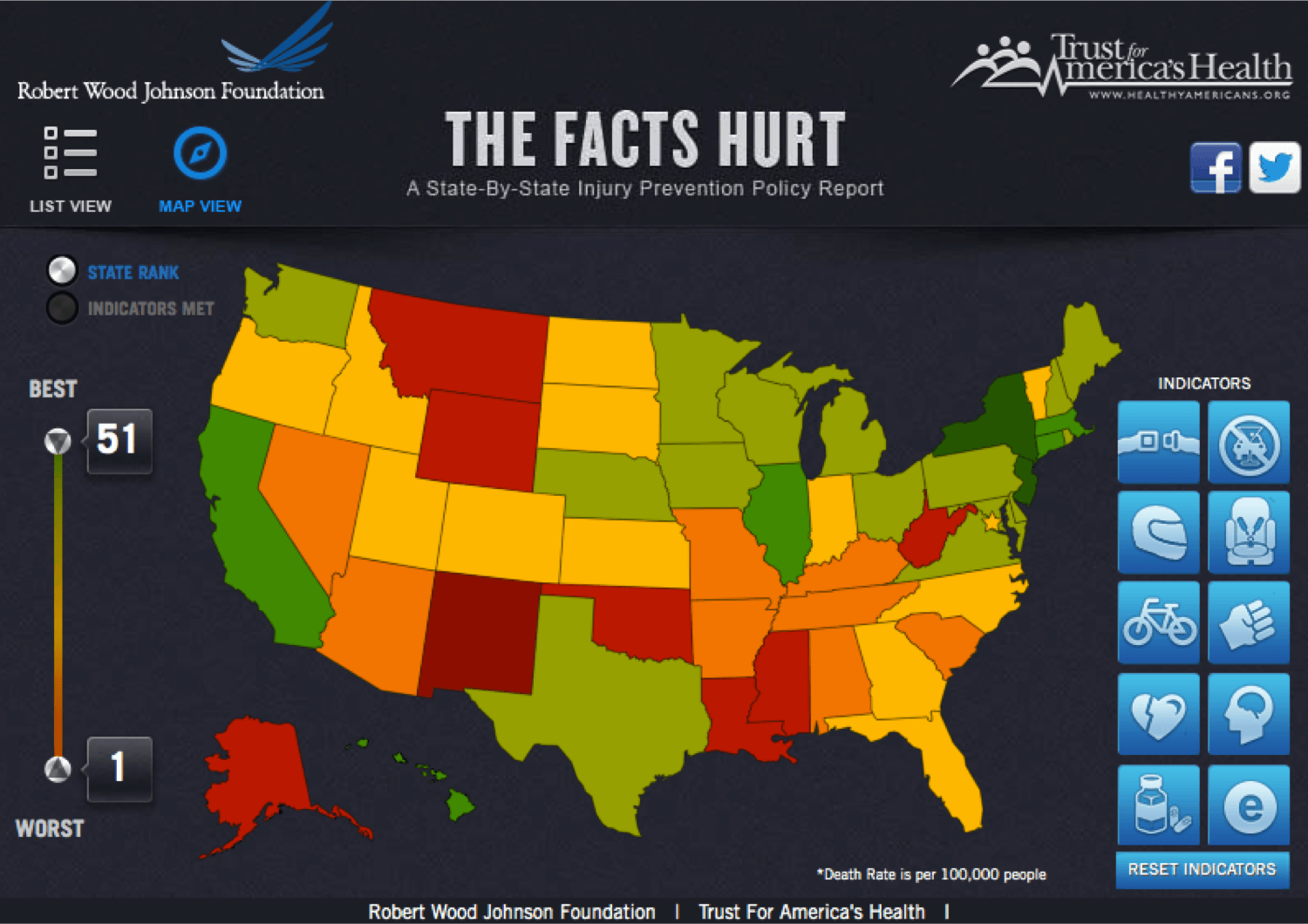 Policies for prevention: State by State Interactive Map ...