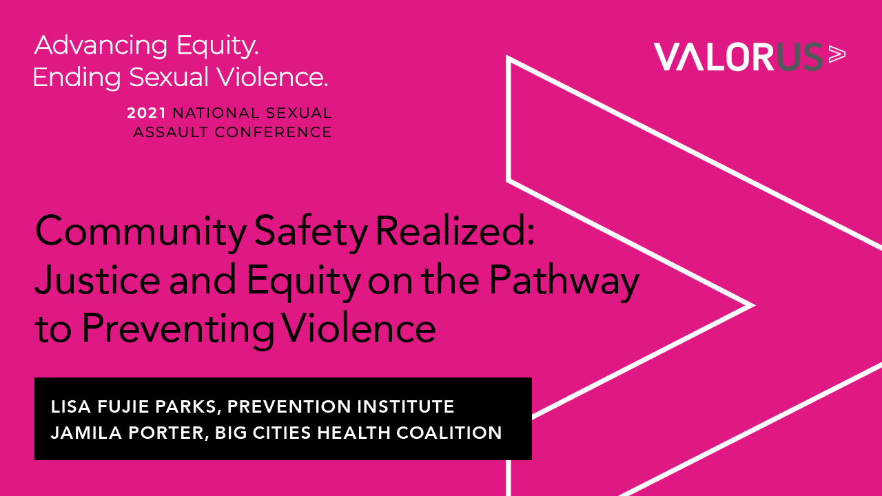 Community Safety Realized: Justice and Equity on the Pathway to ...