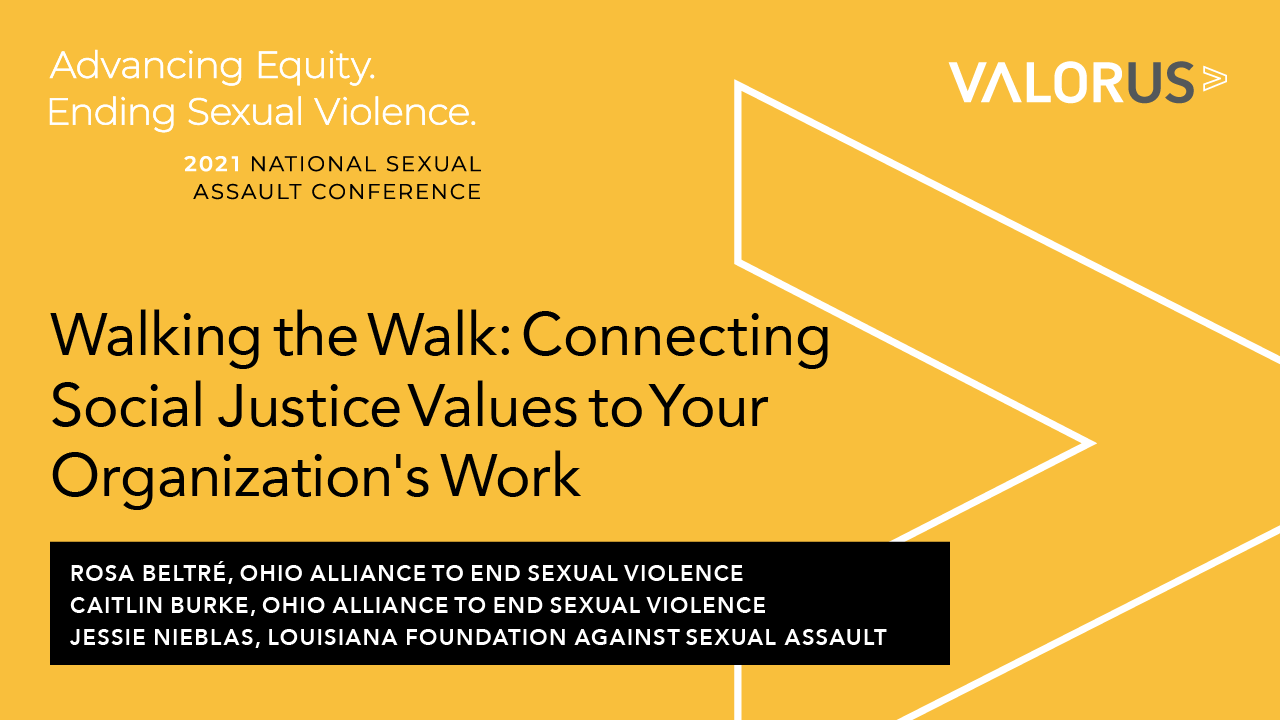 Walking the Walk: Connecting Social Justice Values to Your Organization ...