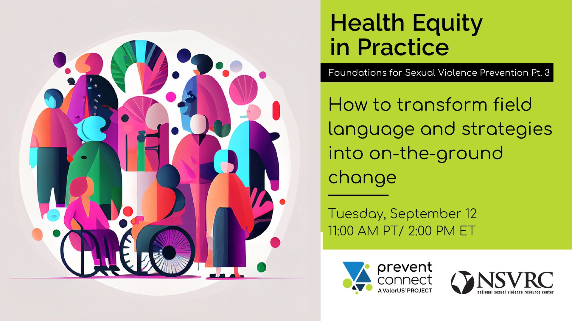 Health Equity in Practice Session 3: How to Transform field language ...